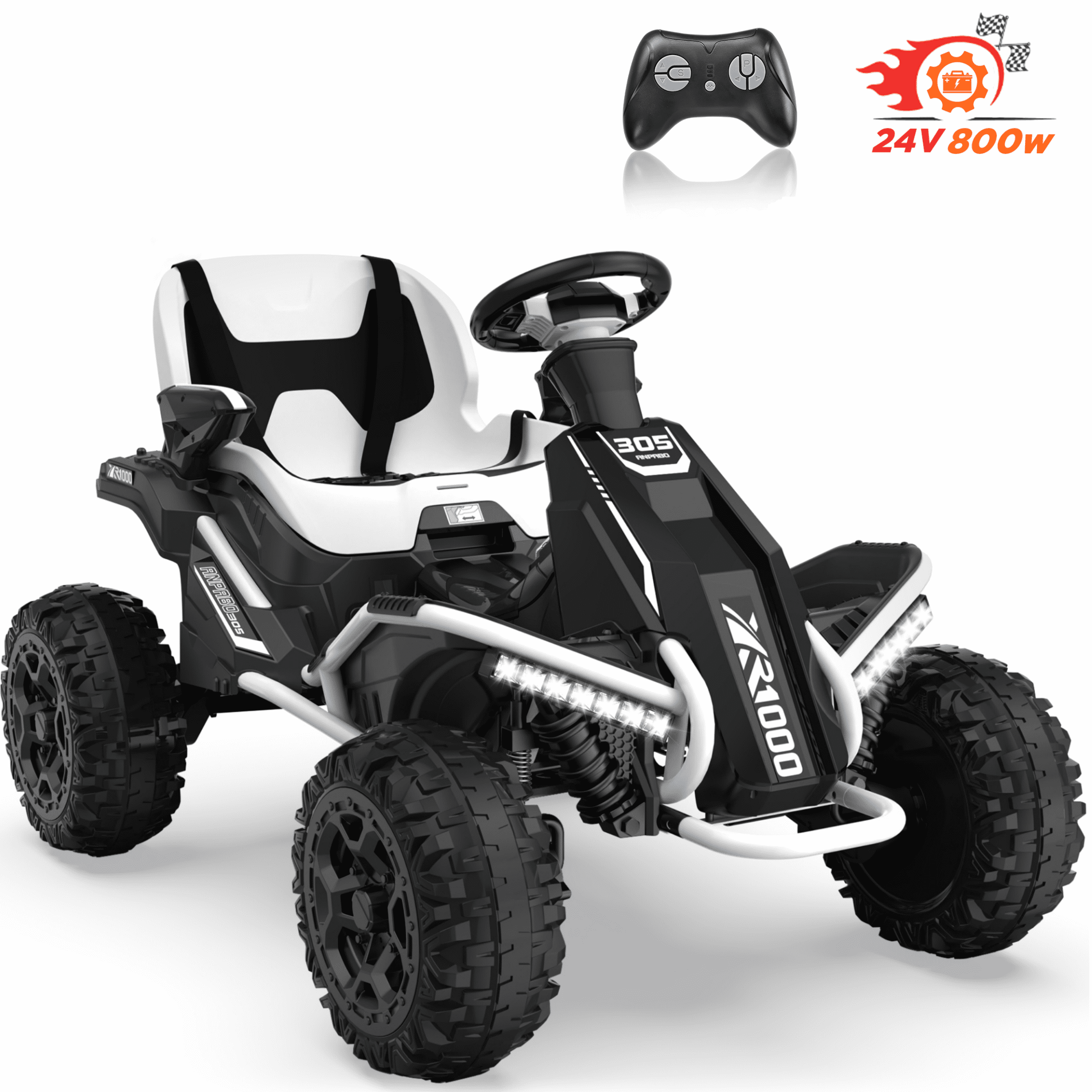 East doll 24V Big Kids Ride on Toys, Electric Power Ride on Car for Kids Age 5-12, 4 Wheeler ...