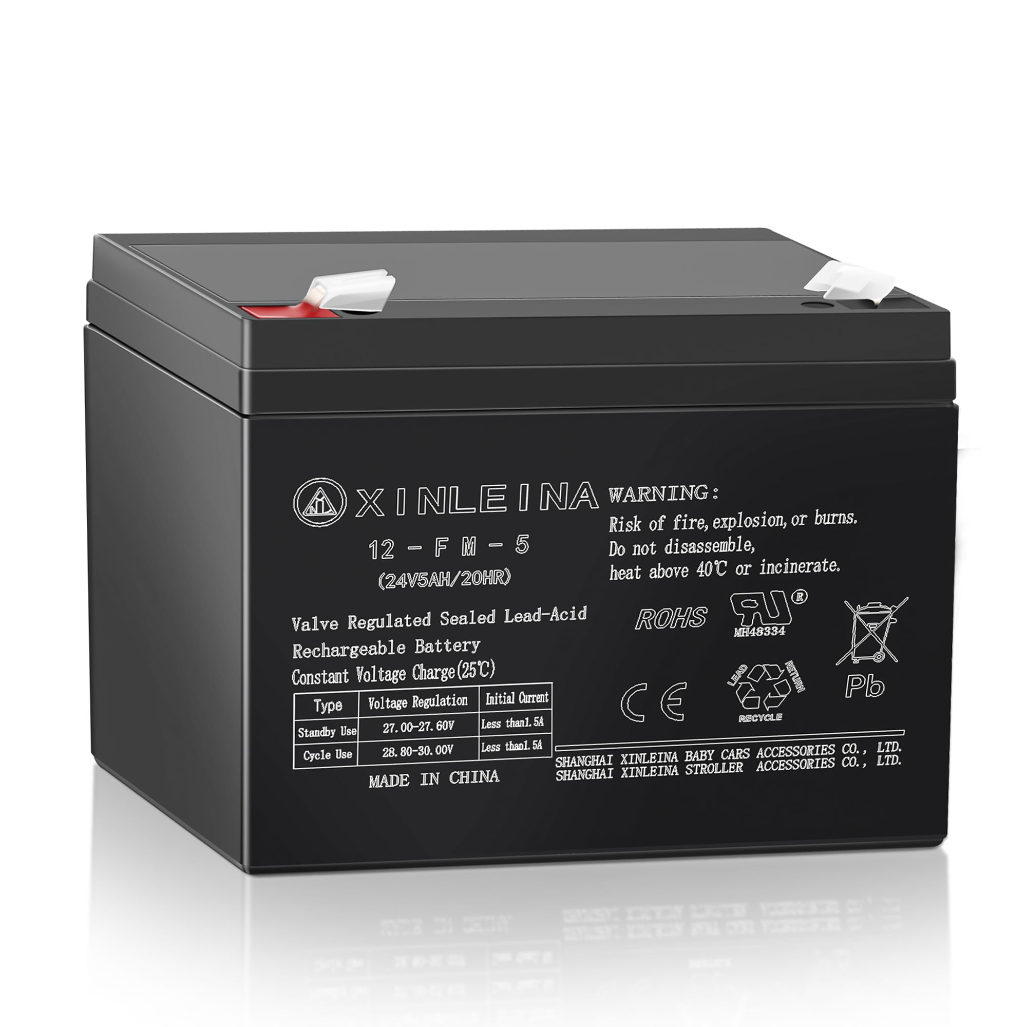 East doll 24V 5Ah Rechargeable Sealed Lead Acid Battery - Suitable for ...