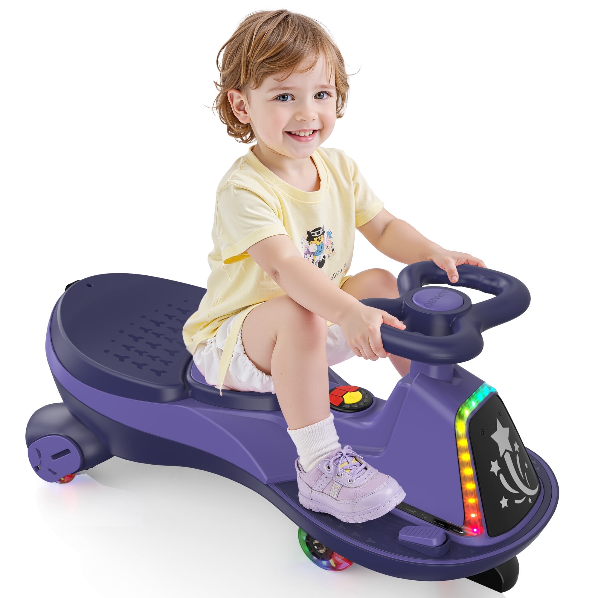 East doll Electric Wiggle Car for Kids, 7Ah Swing Car for Toddlers for ...
