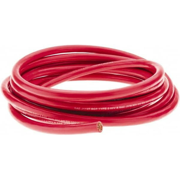 EastPenn -21846-R 2/0 Gauge Top Post Cable Red, 25" Long - Walmart ...