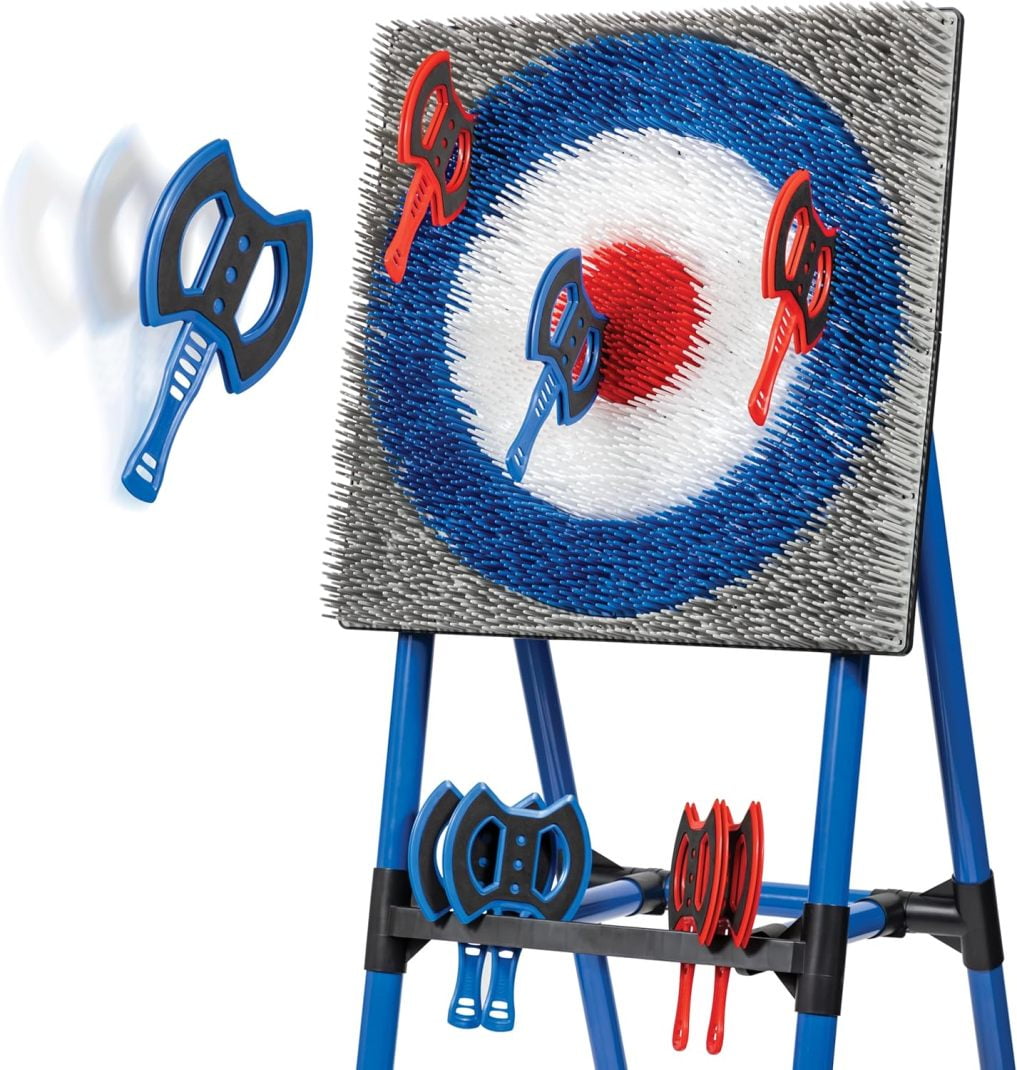EastPoint Deluxe Steel Frame Axe Throw Target Game Set - Steel Frame ...