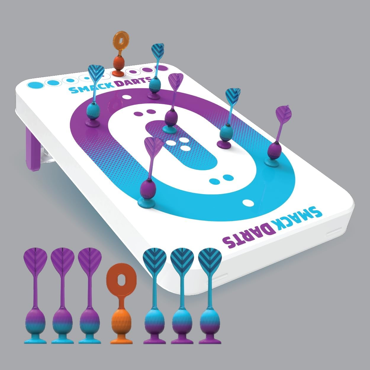 EastPoint Smack Darts - 2-in-1 Convertible Dartboard Target Game with ...