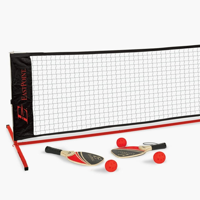 EastPoint Sports Driveway Pickleball Game Set, 10FT Heavy Duty White ...