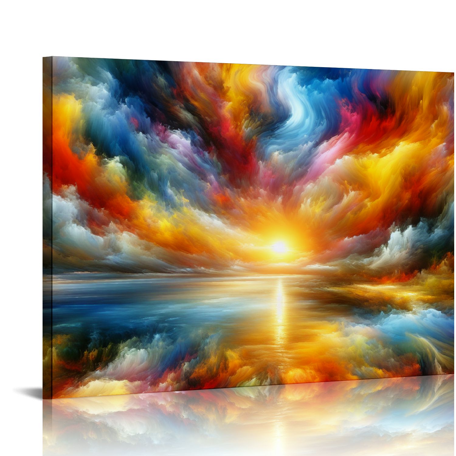 EastSmooth 3D Art Prints, 3D Wall Art Decor, Luminous Seascapes ...
