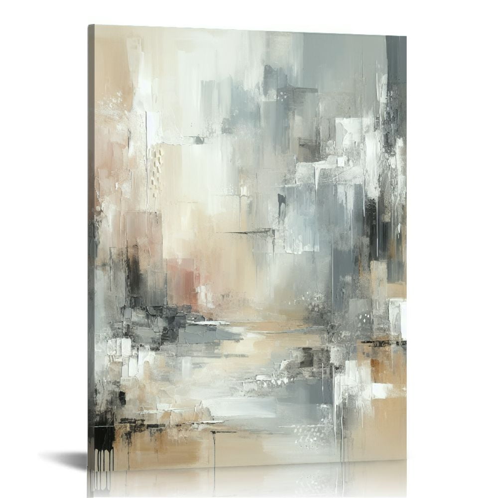 EastSmooth Abstract Beige Wall Art Set of 2 Beige Neutral Wall Art ...