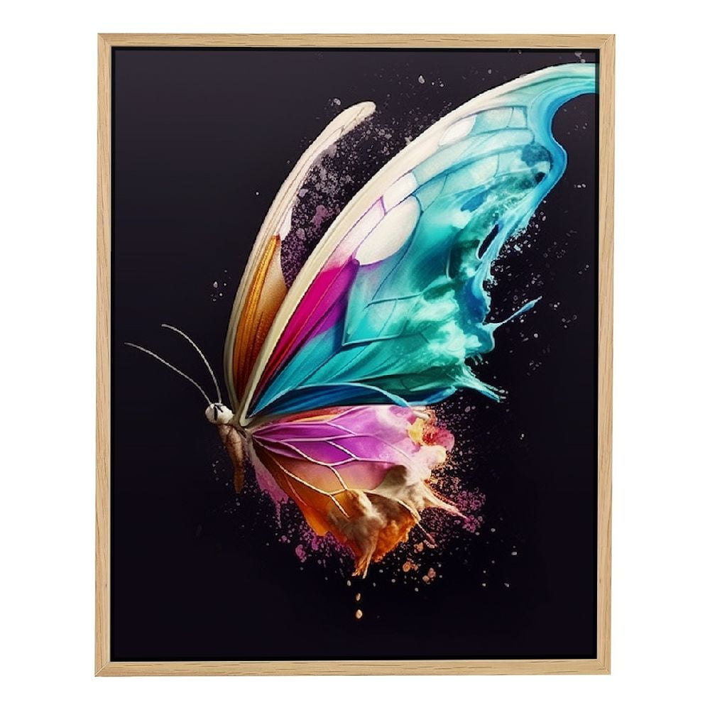 EastSmooth Abstract Butterfly Canvas Wall Art Colorful Butterfly ...
