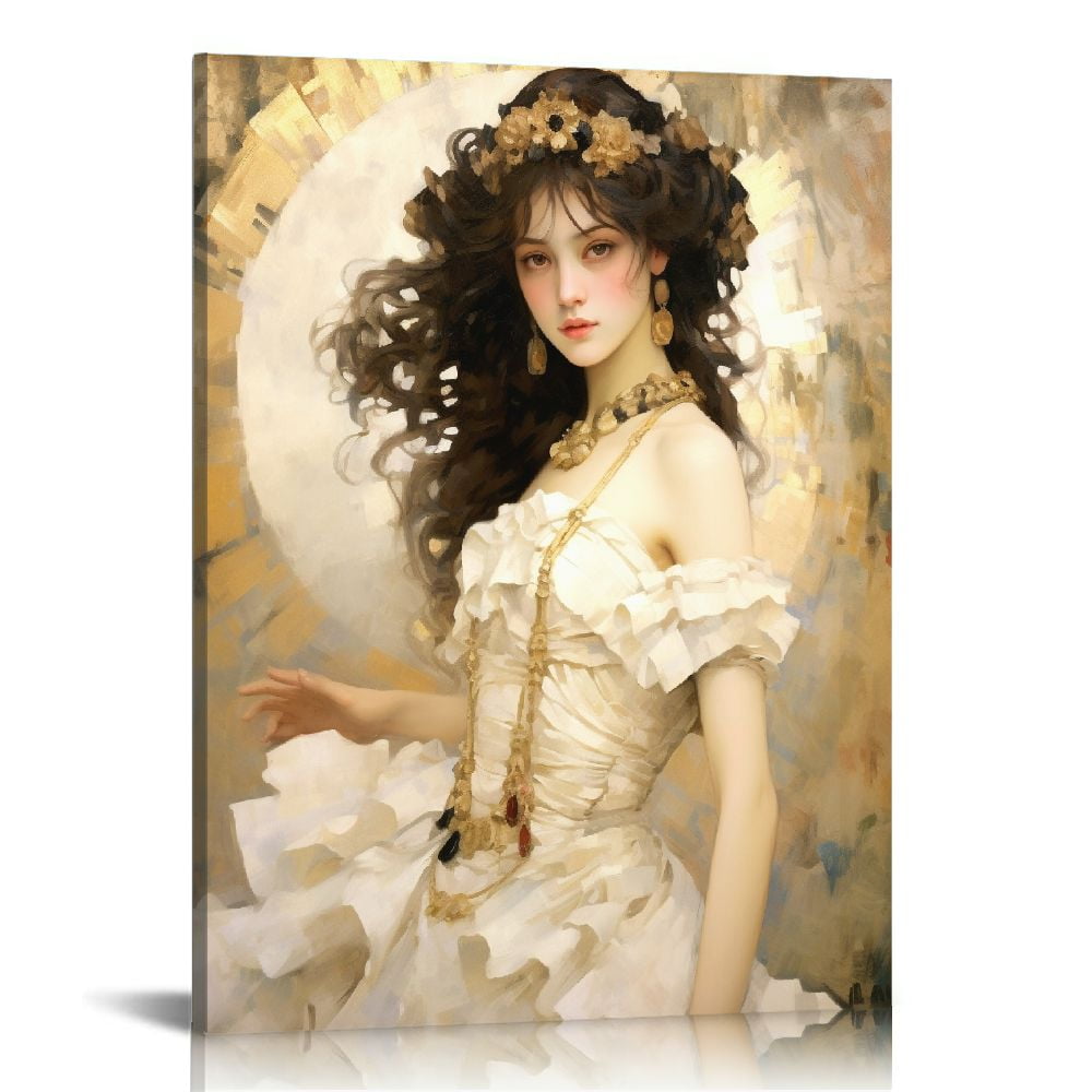 Lingy African American Canvas Wall Art Young Black Girl Graffiti Pretty ...