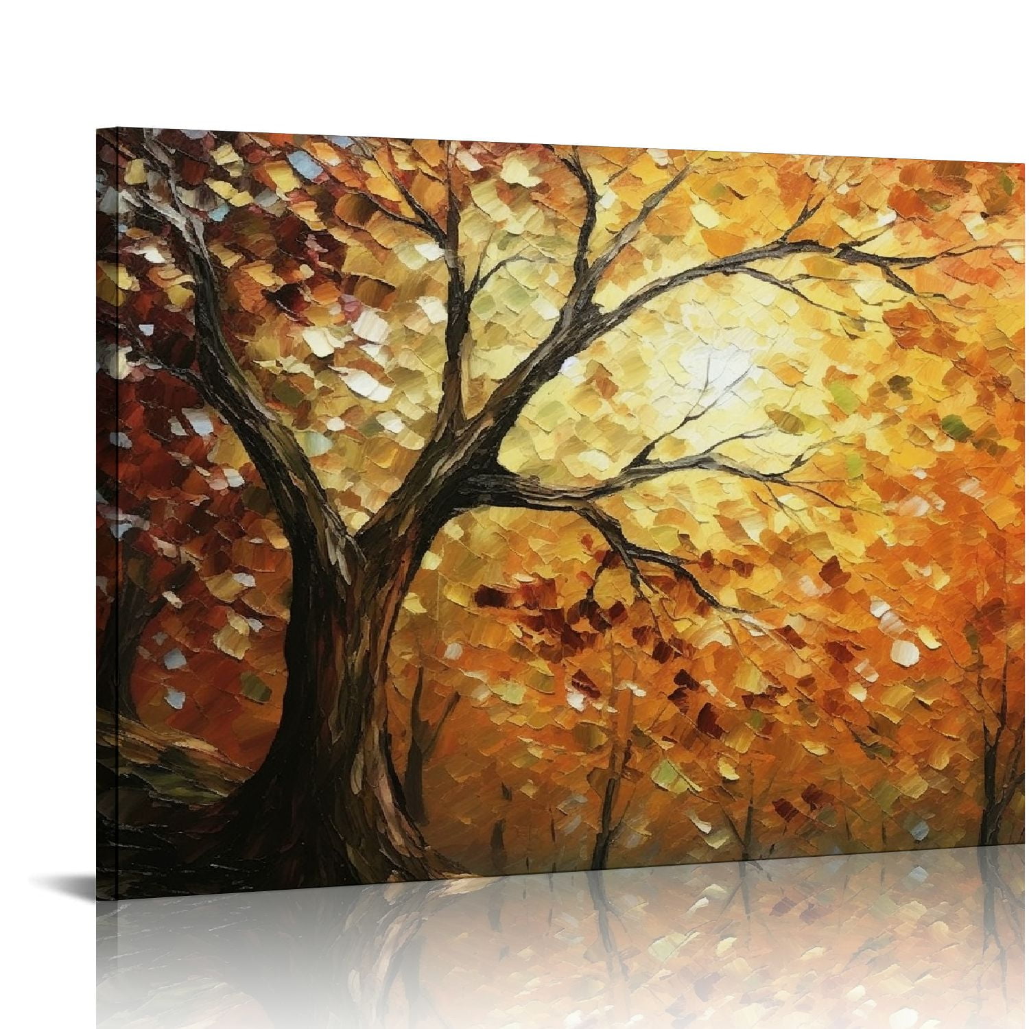 EastSmooth Art, Modern -Painted Tree Art Painting Acrylic Abstract ...
