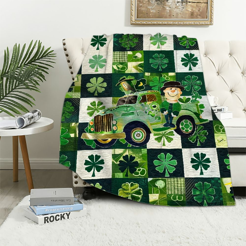EastSmooth Blanket St.Patrick's Day Gifts for Kids Women Girls for ...