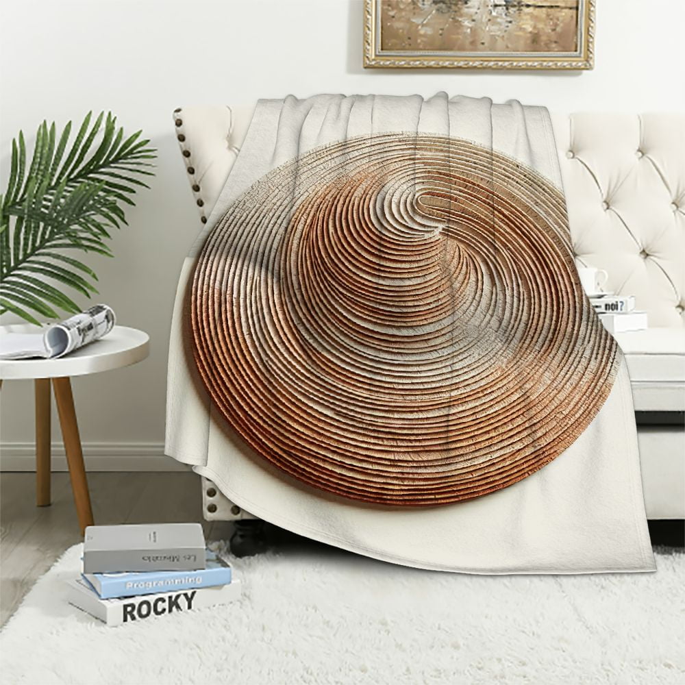 EastSmooth Bohemian Natural White Throw Blanket for Bed Couch & Dorm 50 ...