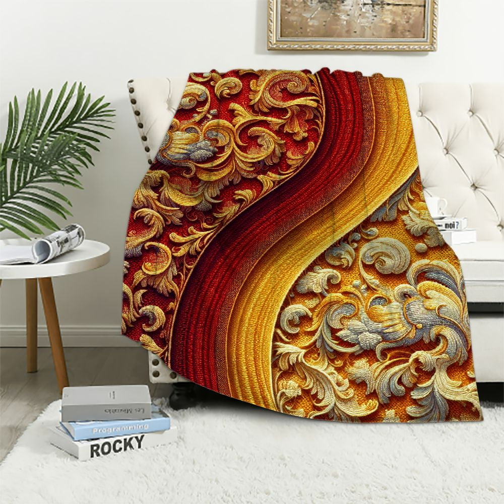 EastSmooth Boho Throw Blanket Couch Woven - Bohemet Boho Striped ...