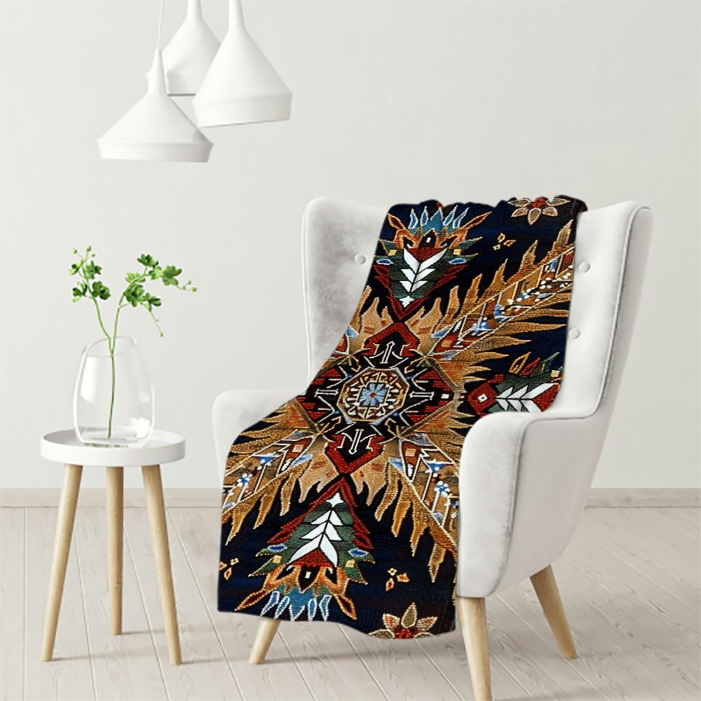 EastSmooth Brazos Blanket - Southwest Inspired - Gift Throw Woven from ...