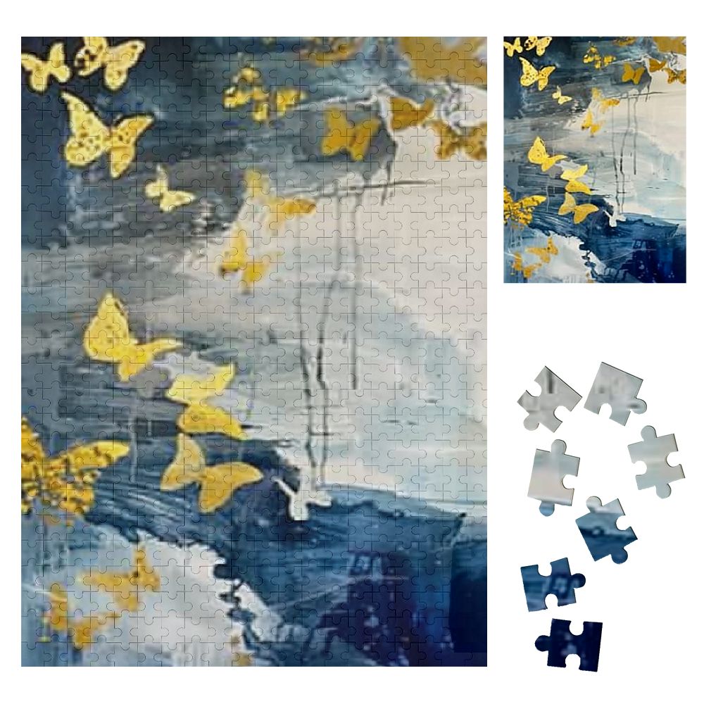 EastSmooth Butterflies Wooden Jigsaw Puzzle Vertical Challenging ...