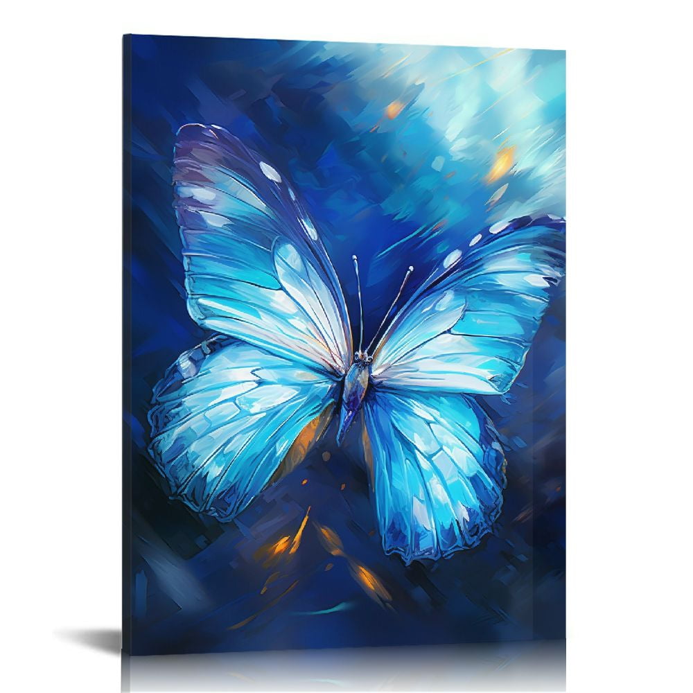 EastSmooth Butterfly Wall Art Set Abstract Butterfly Pictures Canvas ...