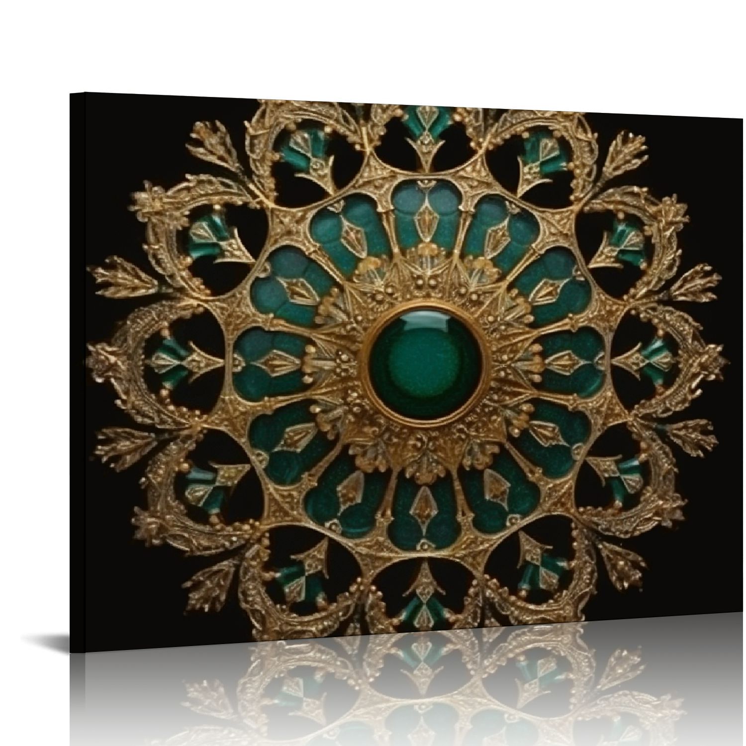 EastSmooth - Canvas Wall Art - Luxury Rococo Art for Living Room ...