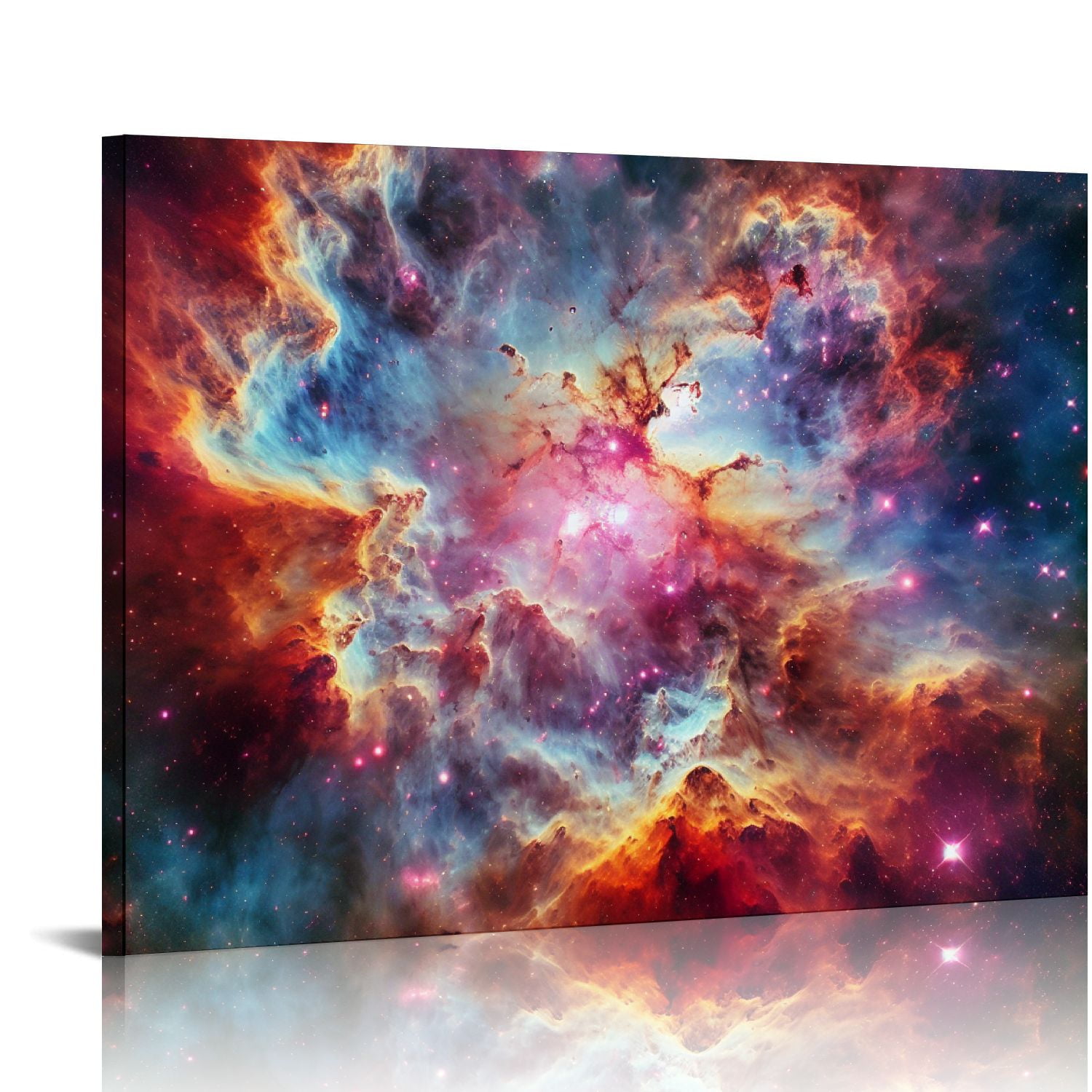 EastSmooth Canvas Wall Art Outer Space Pictures Fantastic Starry ...