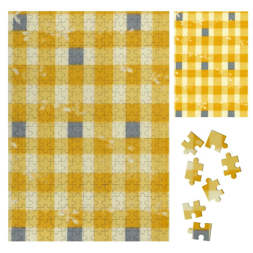 EastSmooth Checkered Wood Puzzle Vertical Challenging Difficult Brain ...