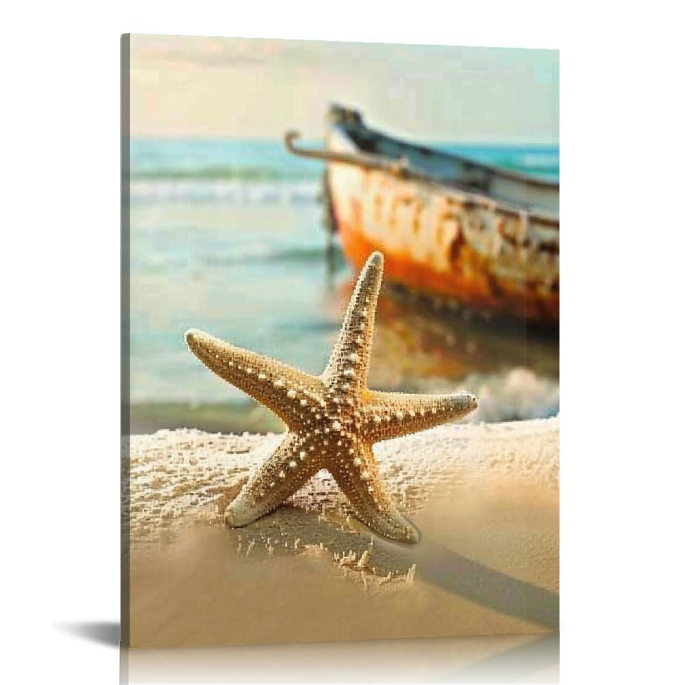 EastSmooth – Coastal Wall Art Seascape Giclee Canvas Prints Seashell ...