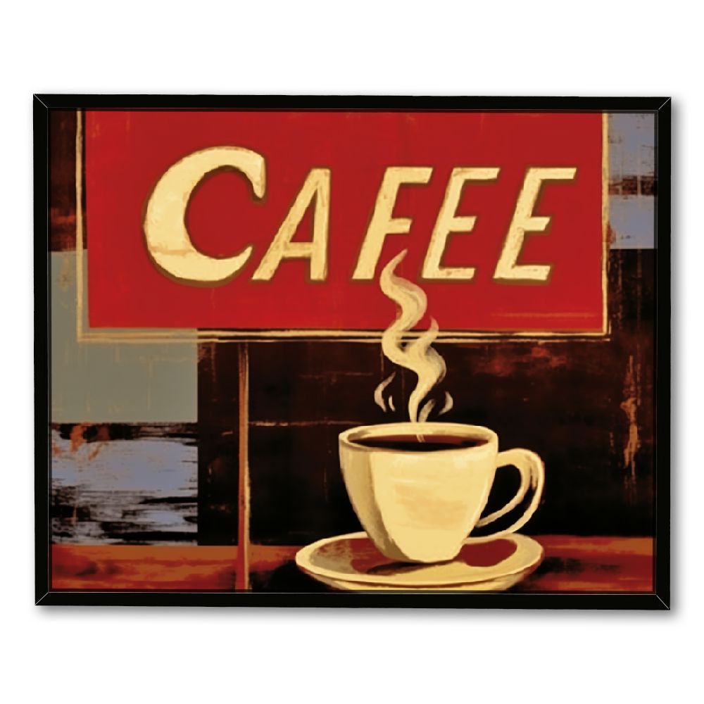 EastSmooth Coffee Wall Art Kitchen Decor Vintage Canvas Prints Coffee ...