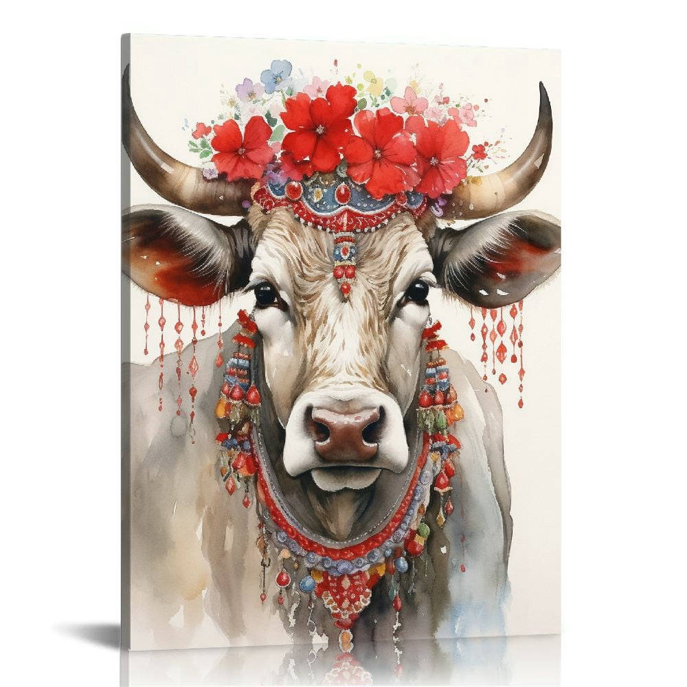 EastSmooth Cow Decor, Cow Pictures Wall Decor For Bedroom Bathroom ...