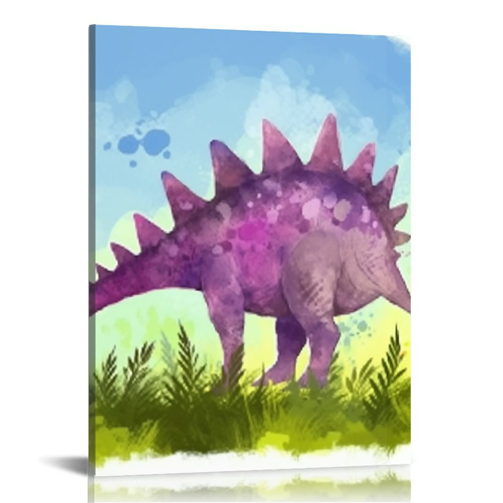 EastSmooth Dinosaur Wall Art for Kids Boys Girls Room Decor, Framed ...