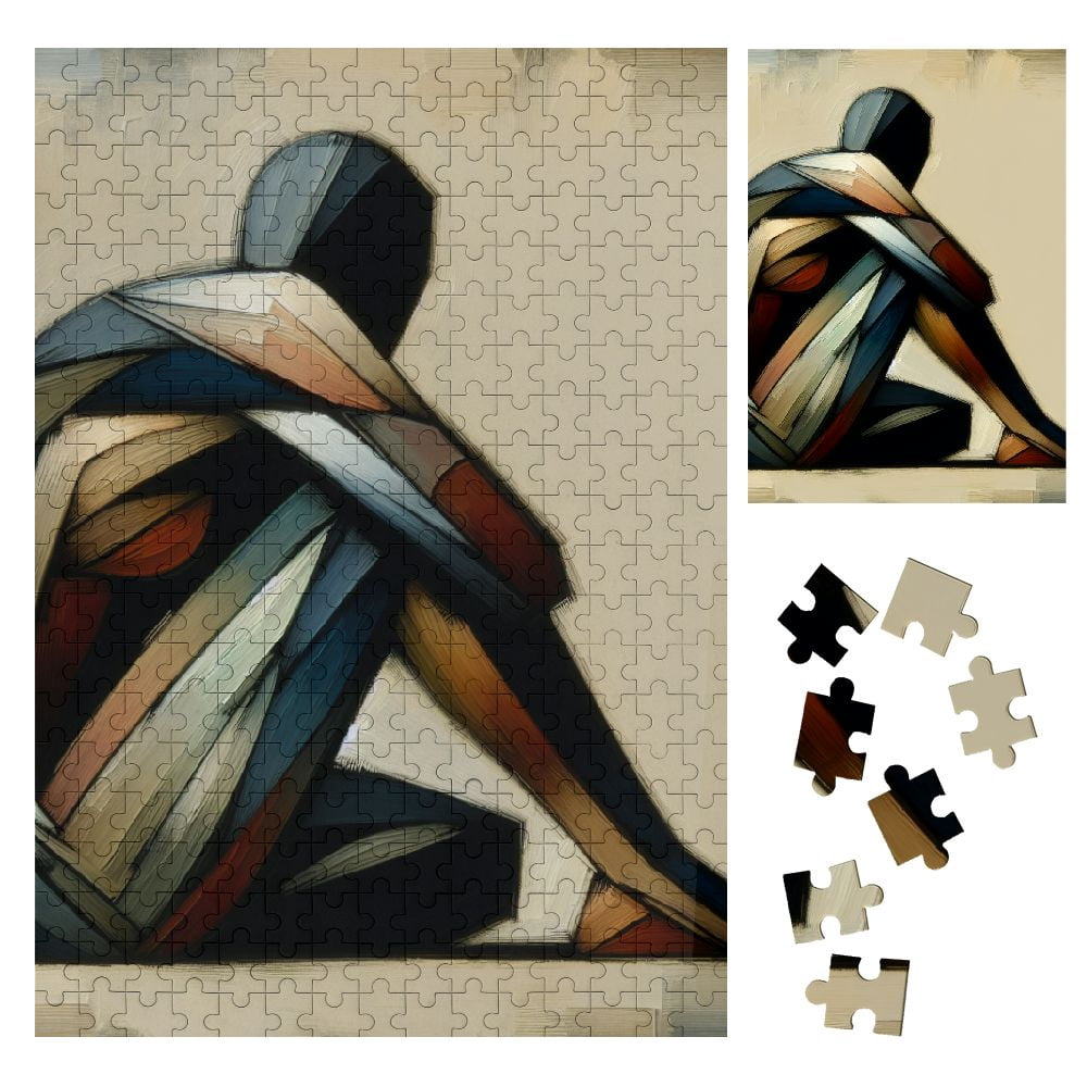 EastSmooth Emotion, Form, Depth Wooden Jigsaw Puzzle - Vertical Style ...