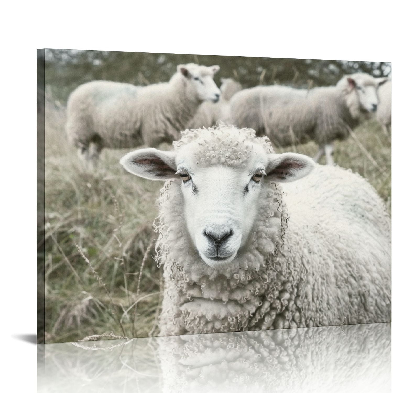 EastSmooth Farmhouse Wall Art Sheep Print Farmhouse Wall Decor Farm ...