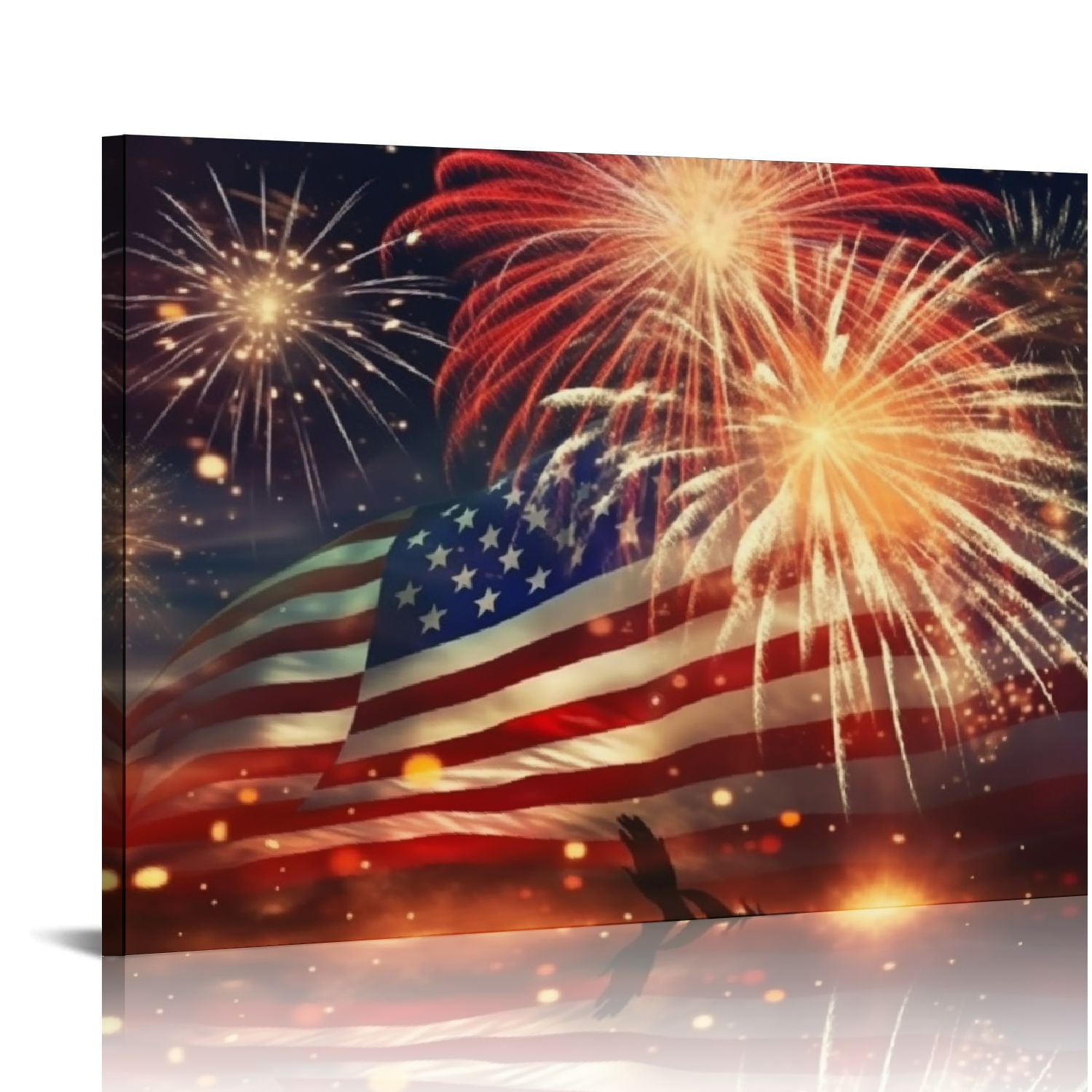 EastSmooth Firework 4Th of July Independence Day -Frame Canvas Prints ...