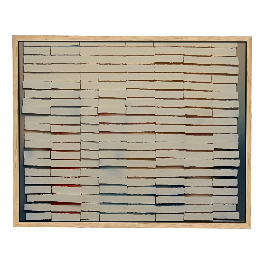EastSmooth Framed Canvas Print Wall Art Mid-Century Geometric Line ...