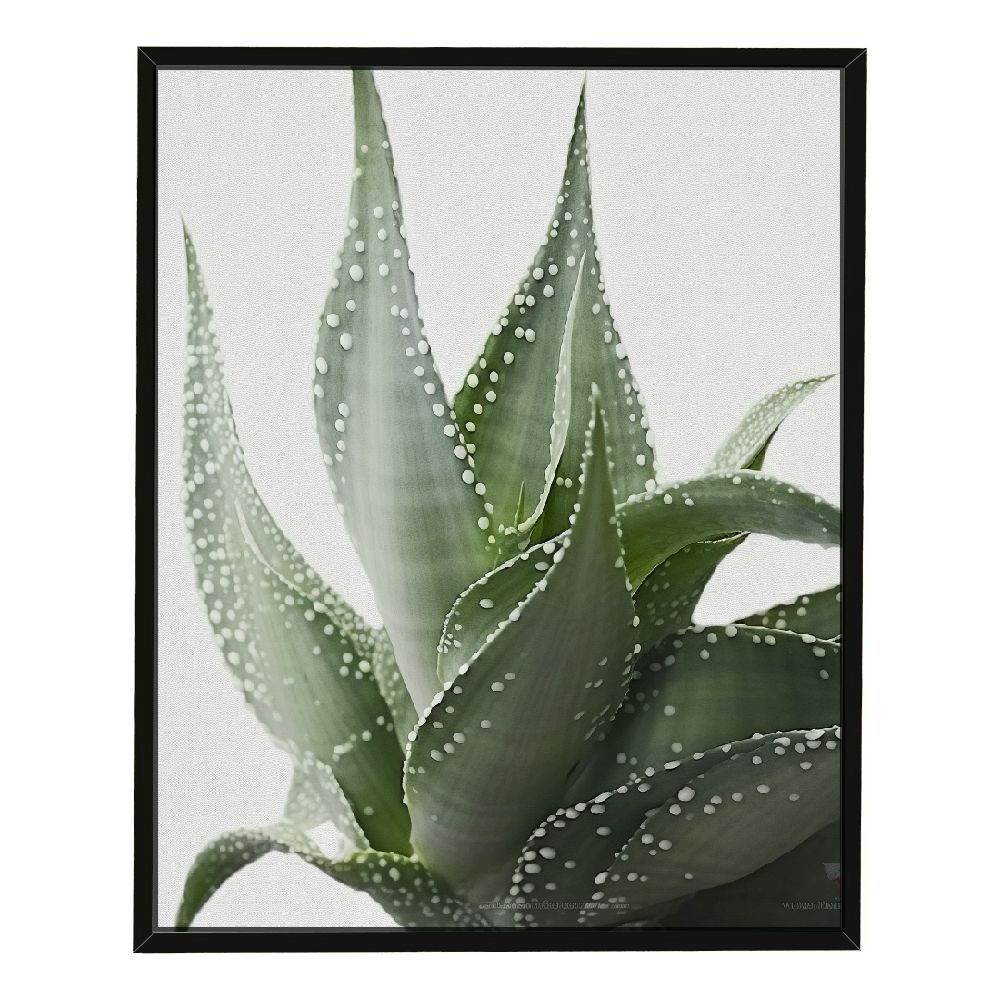 EastSmooth Framed Canvas Print Wall Art Side Profile of Green Snake ...