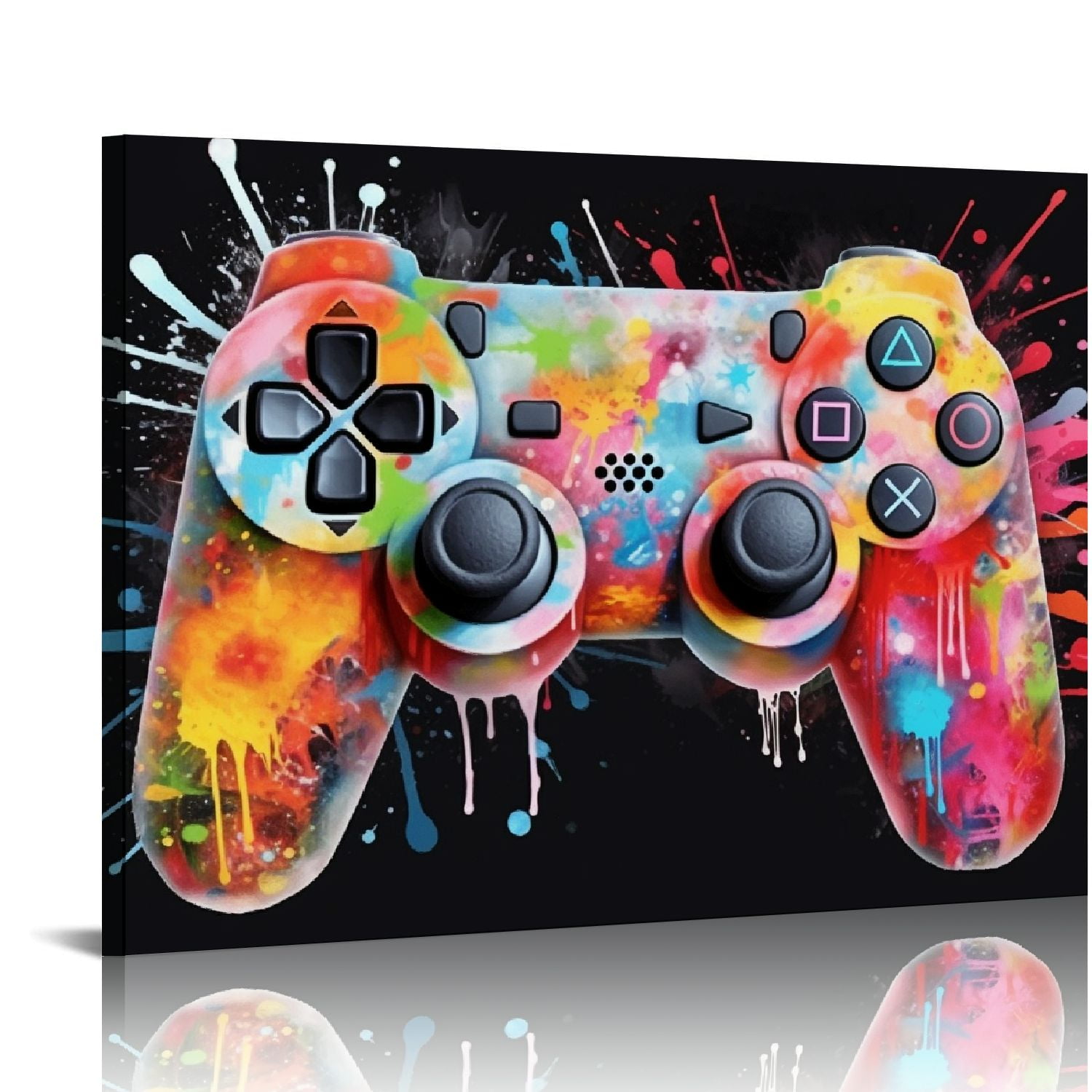 EastSmooth Game Room Decor Gaming Art Boys Game Room Wall Decor Gamepad ...
