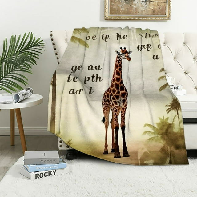 EastSmooth Giraffe Gifts for Women - Inspirational Giraffe Blanket for ...