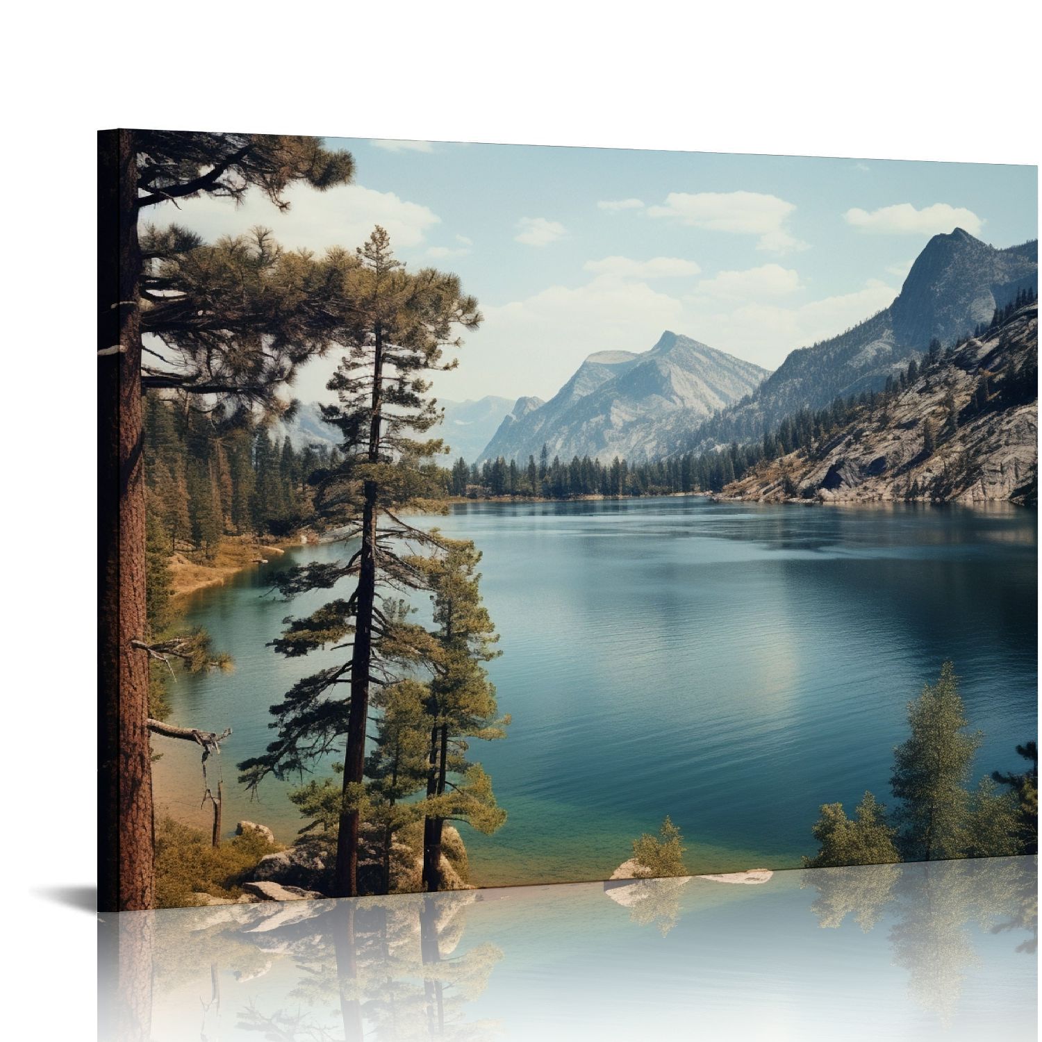 EastSmooth Glacier National Park Wall Art Lake Mountains Pictures ...
