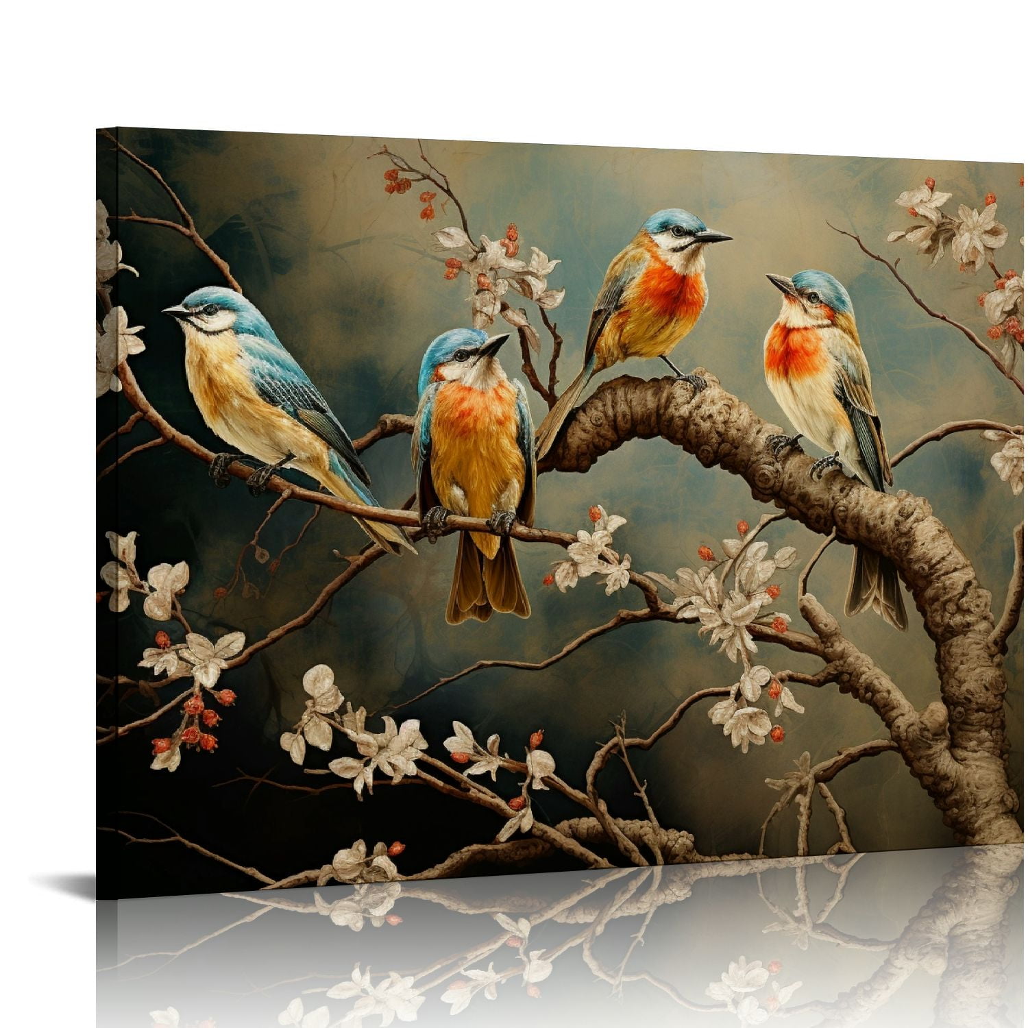 EastSmooth Hummingbird Wall Art Bird Pictures Wall Decor Bird Wall Art ...