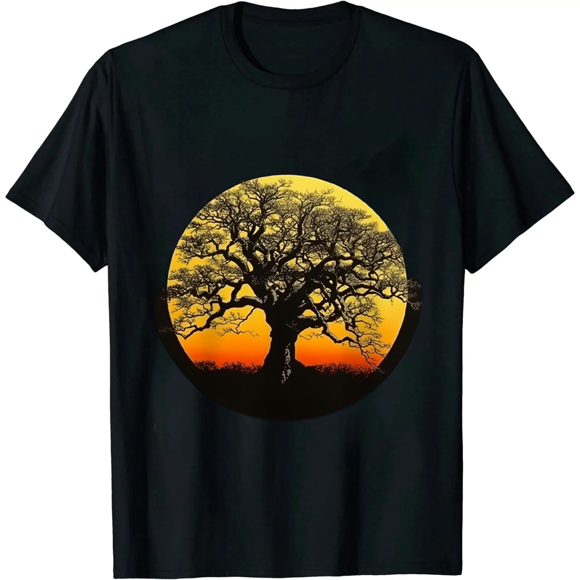 EastSmooth Iconic Baobab Tree at Sunset T-shirt for Africa Fans ...