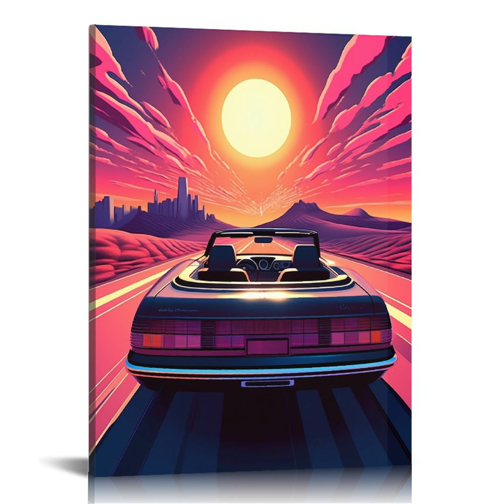 EastSmooth Japanese Wall Art Prints Tokyo Street Racing Wall Art ...