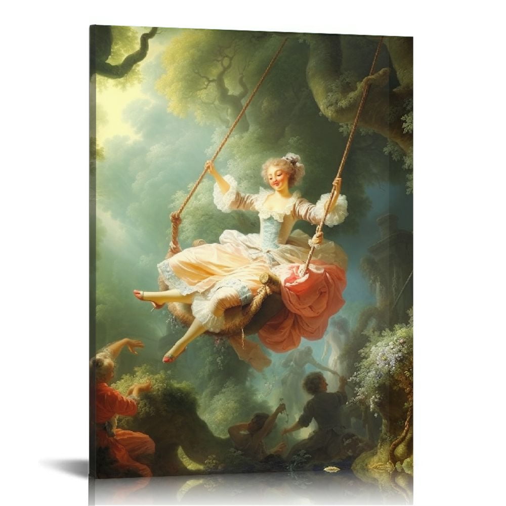 QCPP Jean Honore Fragonard Prints - The Swing Poster - Rococo Fine Art ...