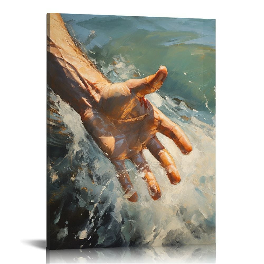 EastSmooth Jesus Christ Canvas Wall Art The Hand of God Poster Modern ...