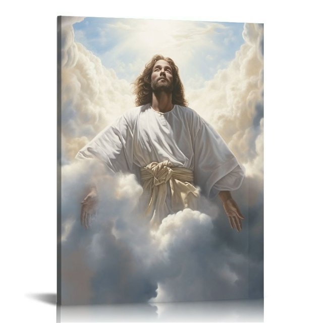 Lingy Jesus Christ in The Starry Saying Come to Me Jesus Canvas Wall ...