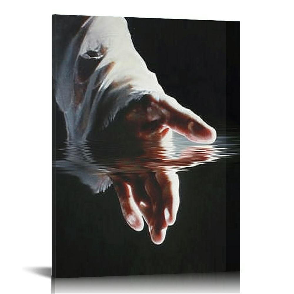 EastSmooth Jesus Religion With Framed Canvas Wall Art Give Me Your God ...