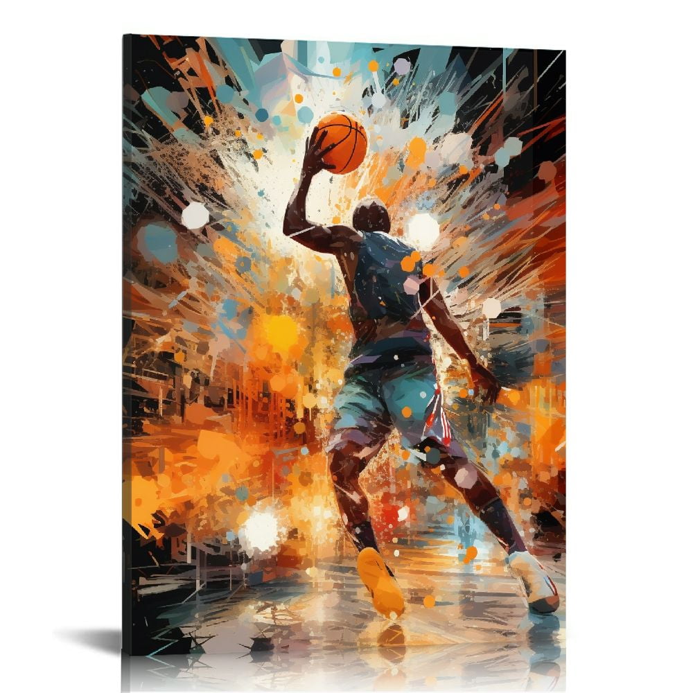 EastSmooth Kobe Bryant Basketball Player Canvas Wall Art Painting ...