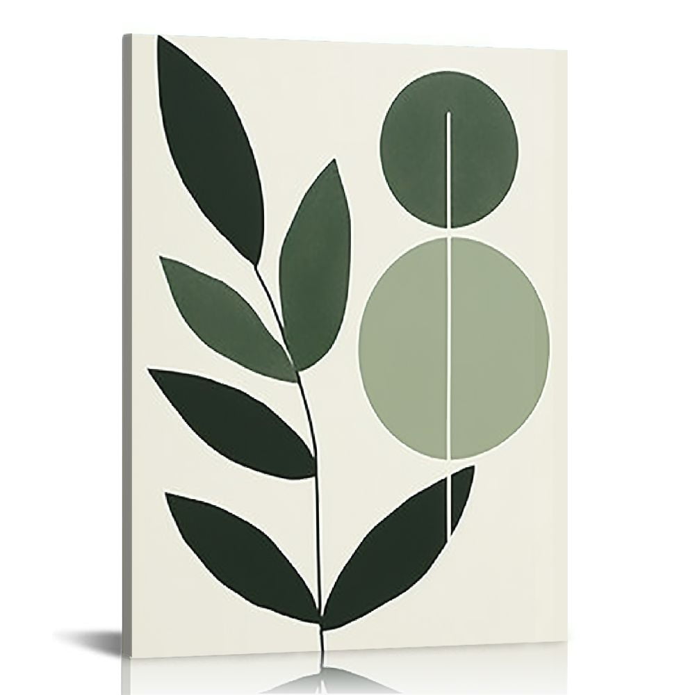 EastSmooth Large Framed Boho Canvas Wall Art , Mid Century Modern room ...