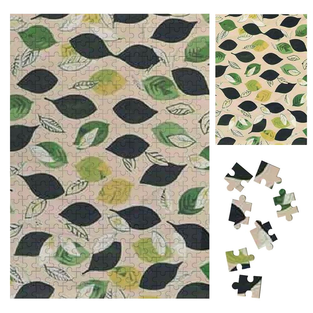 QCPP Leaf Circle Wooden Jigsaw Puzzle Vertical Challenging Difficult ...
