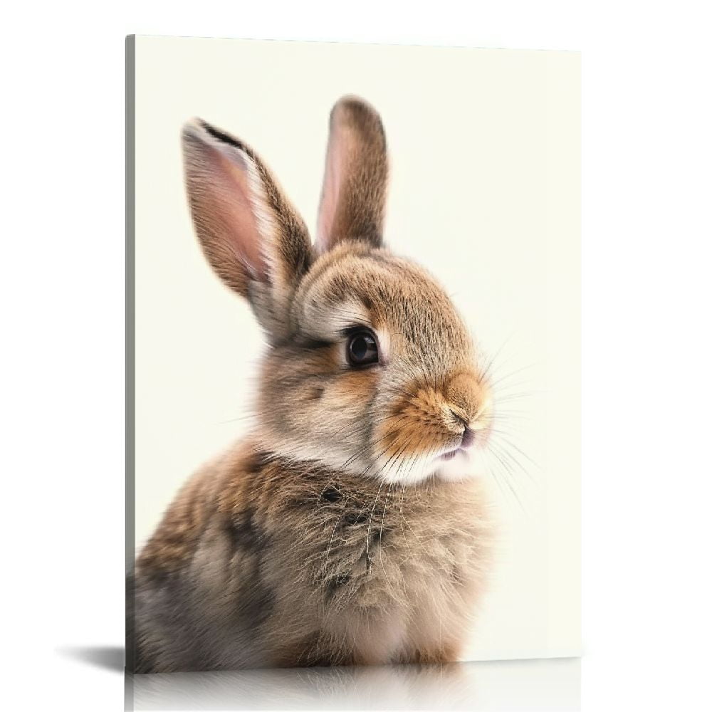 EastSmooth Nursery Wall Art Bunny Rabbit Canvas Print Wall Decor ...