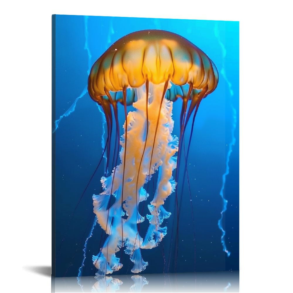 QCPP Ocean Life Theme Canvas Prints Wall Art for Living Room Wall ...
