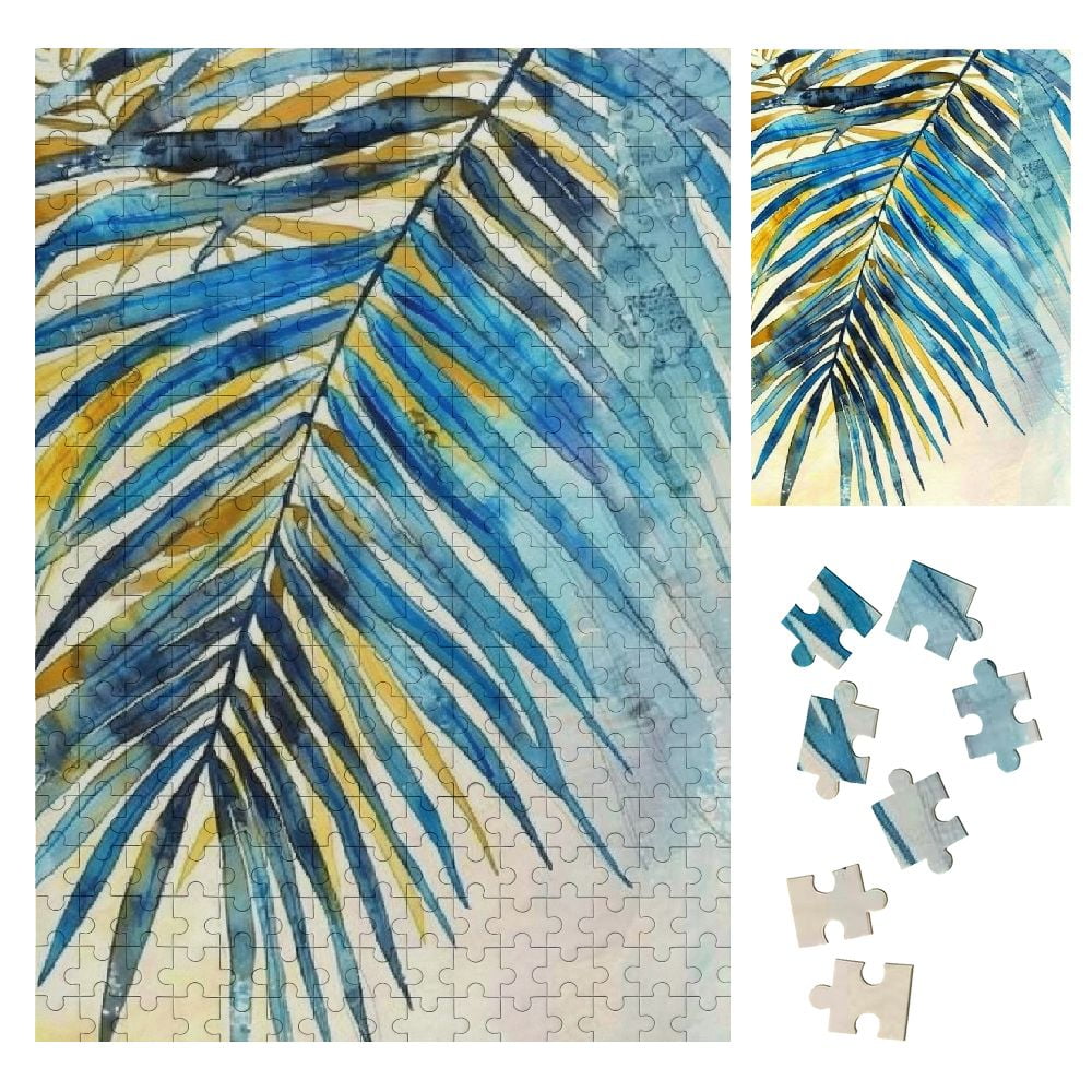 EastSmooth Palm Tree Branch Wooden Jigsaw Puzzle Vertical Challenging ...