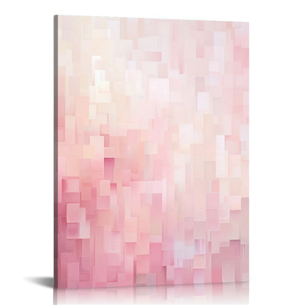EastSmooth Pink Gradient Aura Spiritual Canvas Wall Art Trippy Positive ...