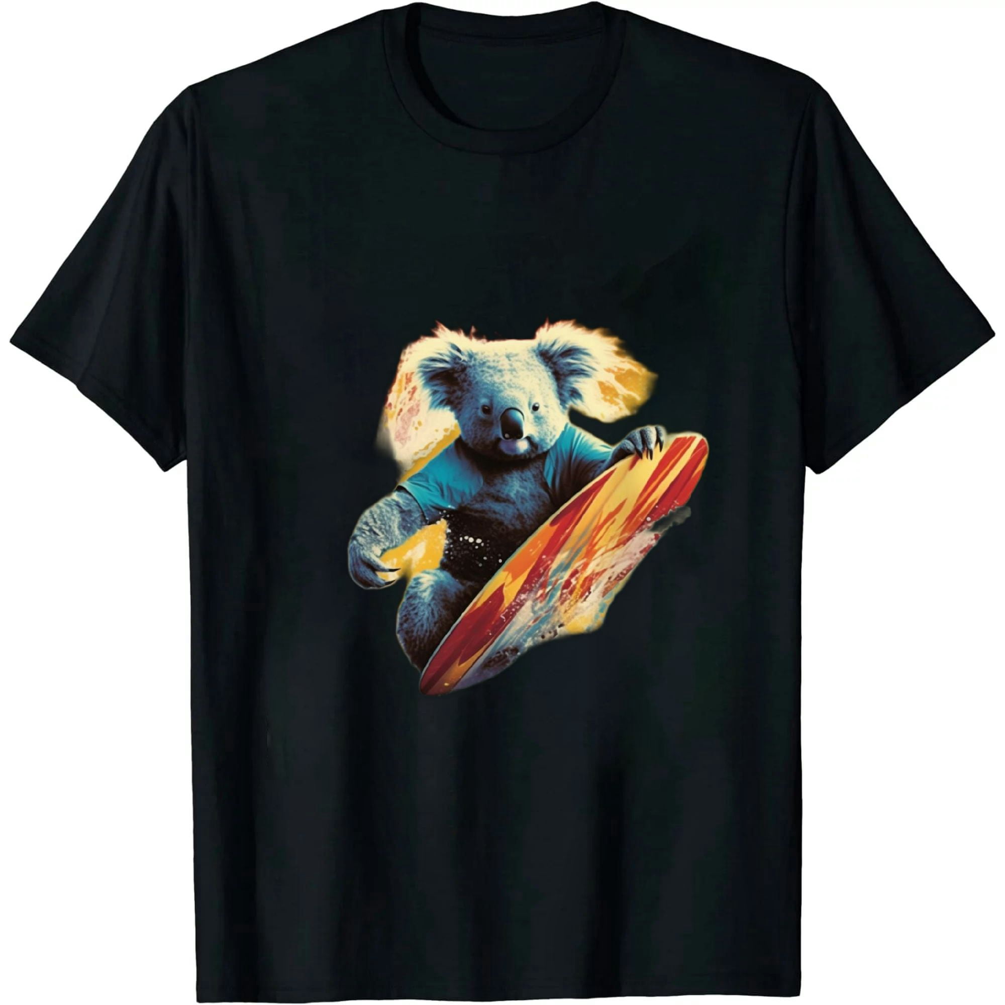 EastSmooth Pop Art Colorful Koala Paddle Board T-Shirt - Walmart.com