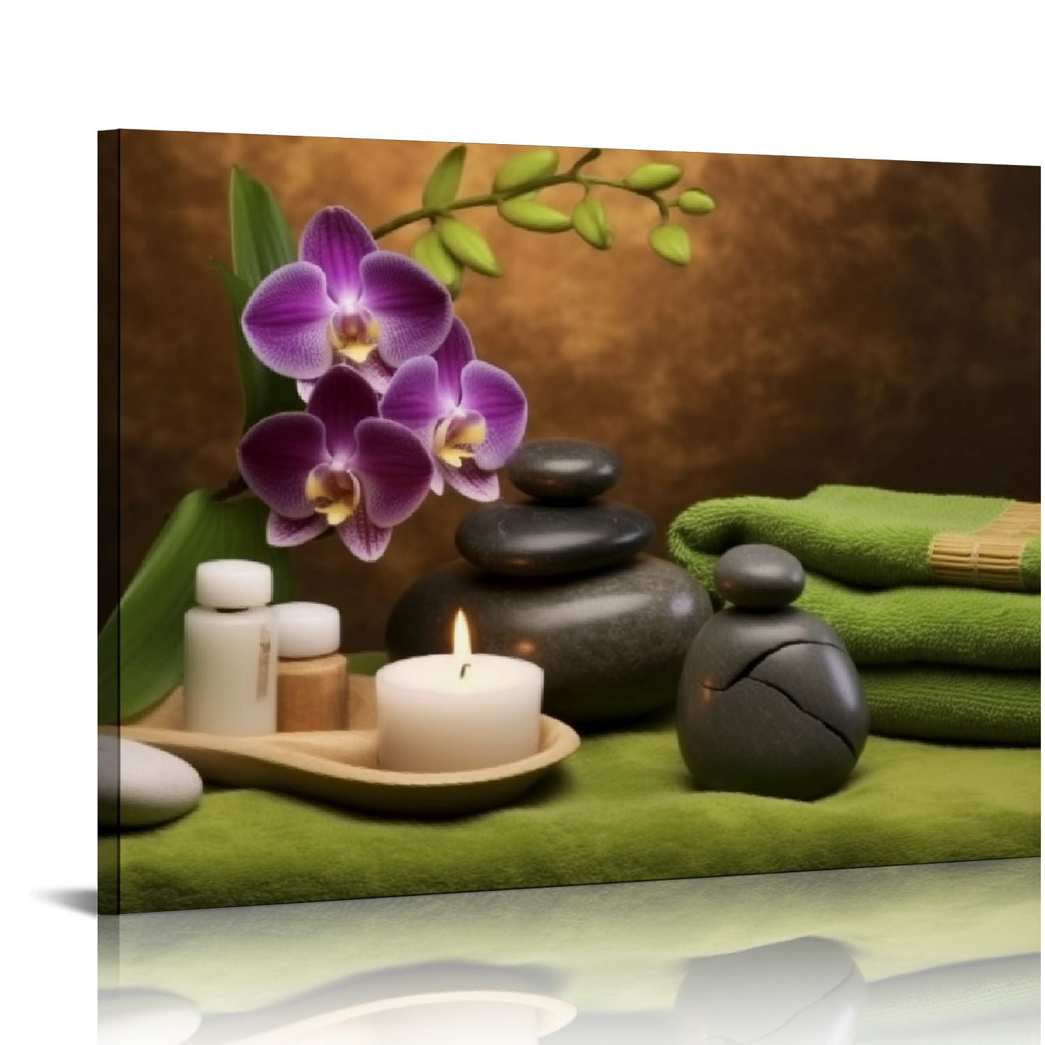 EastSmooth Posters Bamboo Zen Wall Art Spa Art Modern Bathroom Wall Art ...