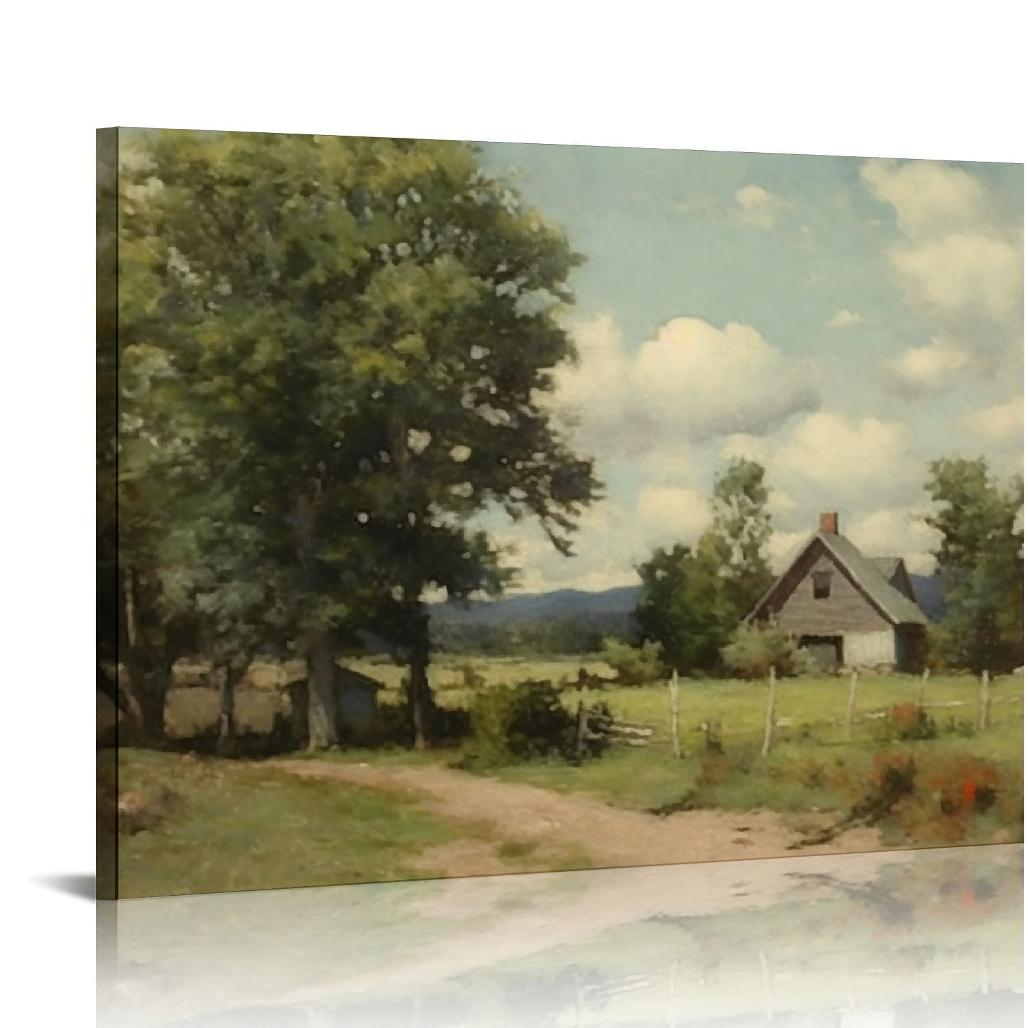 EastSmooth Rolled Vintage Farmhouse French Country Bedroom Wall Decor ...